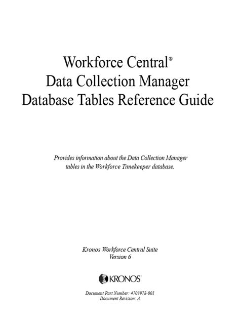 dbtable ref data collection pdf