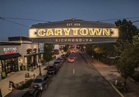 Bright Lights Carytown Nights New Art Deco Sign Debuts Rva Mag