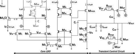 Schematic Of The Proposed Cmos Ldo Regulator Download Scientific Diagram