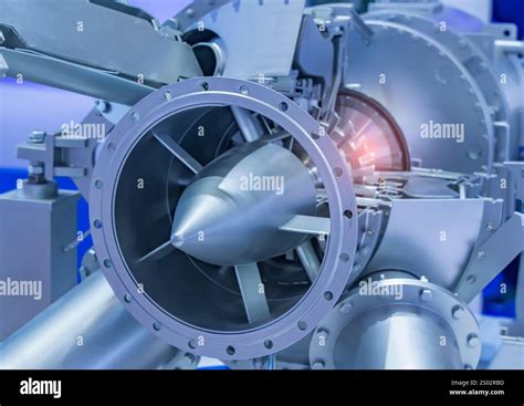 Core Of Gas Turbine Engine Stock Photo Alamy