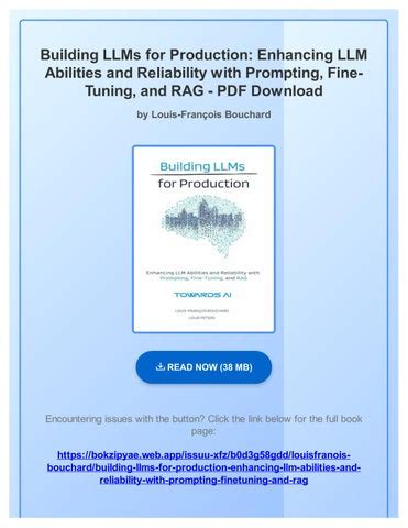 FREE PDF Building LLMs For Production Enhancing LLM Abilities And Reliability With