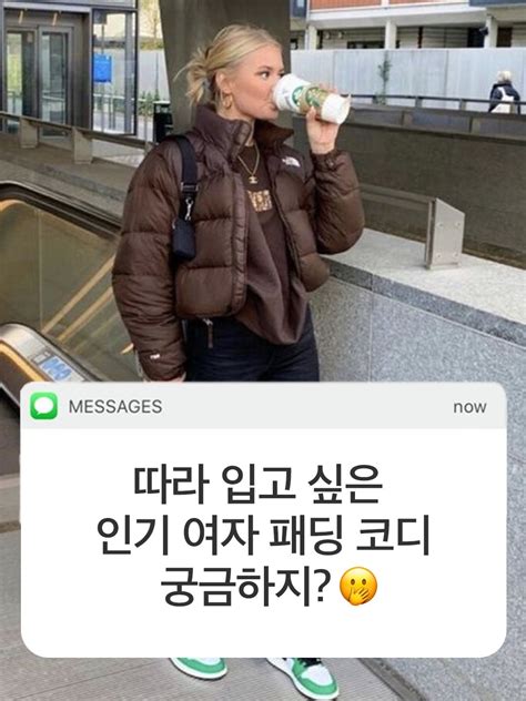 따라 입고 싶은 인기 여자 패딩 코디 Kream