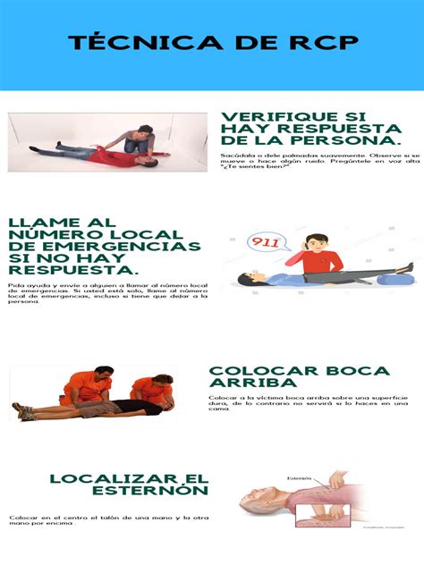 Técnica De Rcp Pdf Reanimación Cardiopulmonar