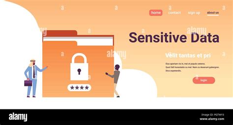 arabic businessman with hacker padlock password folder sensitive data concept locked privacy