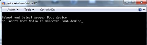 How To Change The Virtual Machine Boot Device In Virtual PC