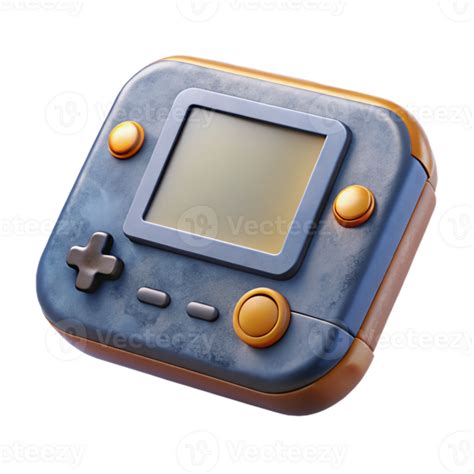 Stunning Artistic Game Console Front View Isolated Element High Quality