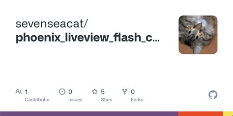 github sevenseacat phoenix liveview flash components example