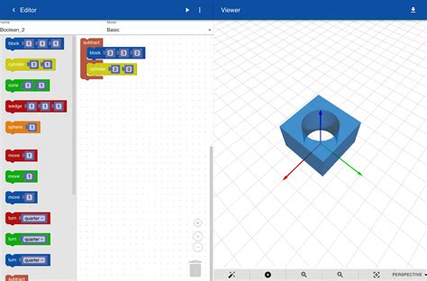 Boolean Solid Visual Programming In 3d