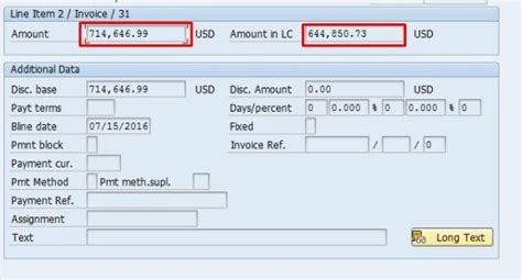 Amount Difference Between Local Currency And Docum SAP Community