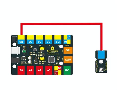 Keyestudio RJ EASY Plug LED Module White For Arduino STEM