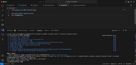 Testing Python Scripts In A Docker Container Dojo Five Modern