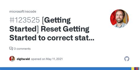 Getting Started Reset Getting Started To Correct State When Opening Workspace Issue 123525