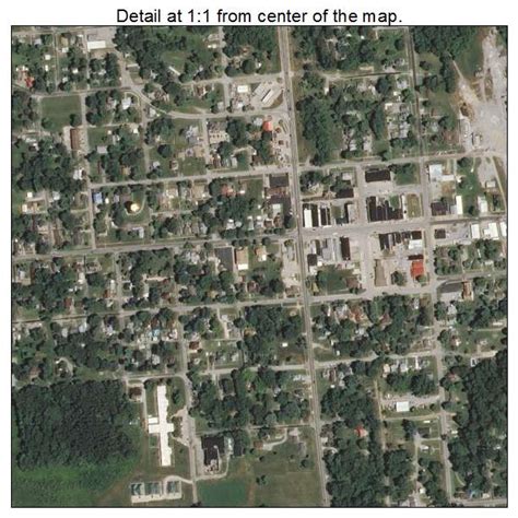 Aerial Photography Map Of Grayville Il Illinois