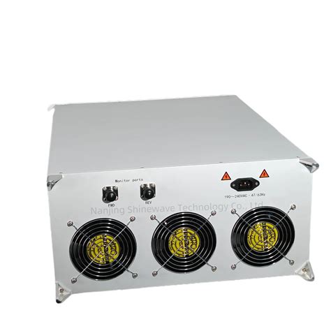 High Performance Rf Amplifier System 6 18 Ghz 120w High Power Ultra Wideband Power Amplifier Box