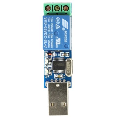 1 Way Usb Relay Board Computer Smart Relay Remote Control Switch Ch340 Usb To Serial Port Usb