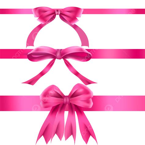핑크 리본 일러스트 활 분홍 리본 활 Png 일러스트 및 Psd 이미지 무료 다운로드 Pngtree