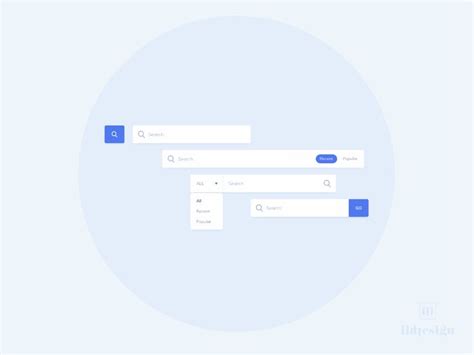 Day 531 Search Bars UI Design On Behance Search Ui Ui Design Web Ui Design