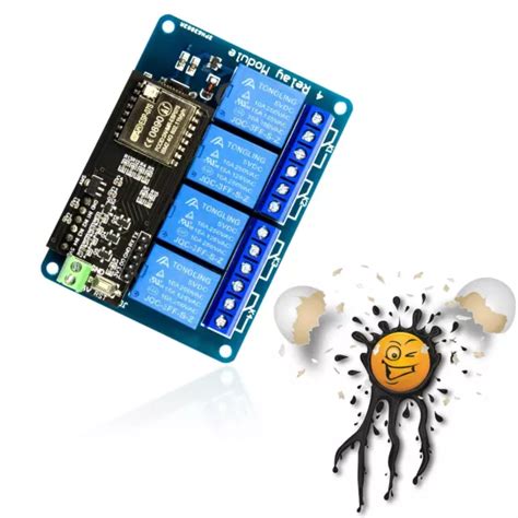 Tasmota Ei Ot Esp8266 Esp 07s 5v Smart Home Wlan 4 Kanal Relais Module