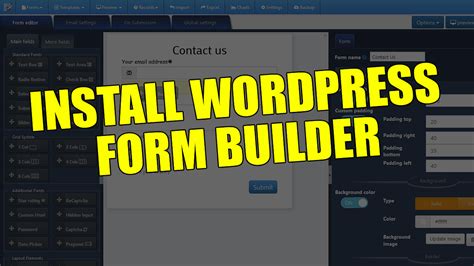 how to install wordpress form builder softdiscover medium