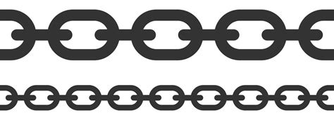 Seamless Chain Vector Illustration Isolated On White Background 25881479 Vector Art At Vecteezy