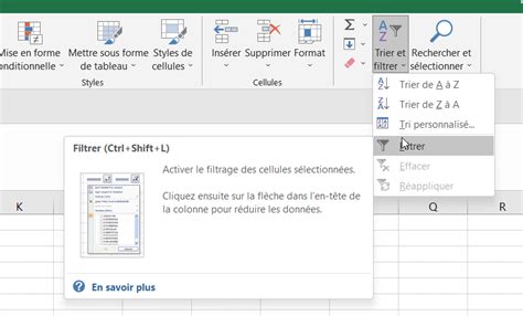 Comment Filtrer Sur Excel Goo Formation