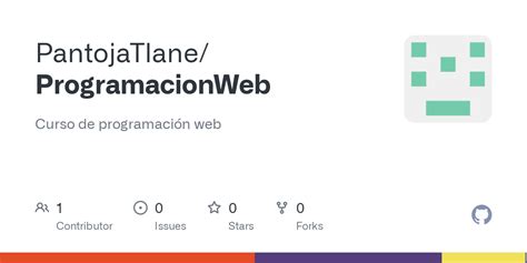Github Pantojatlane Programacionweb Curso De Programaci N Web