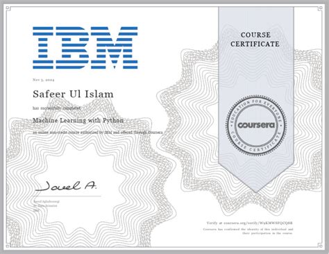 Coursera Ibm Certificatefake Pdf