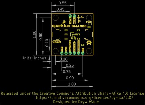 Sparkfun Triple Axis Accelerometer Breakout Bma400 Qwiic Hookup Guide