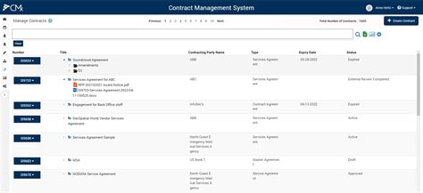 Free Contract Management Repository