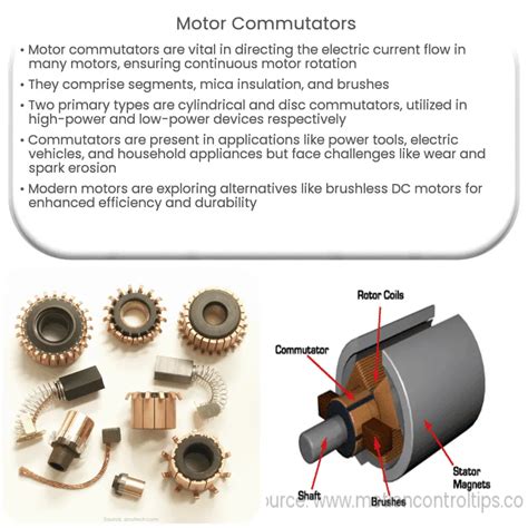 motor commutators how it works application and advantages