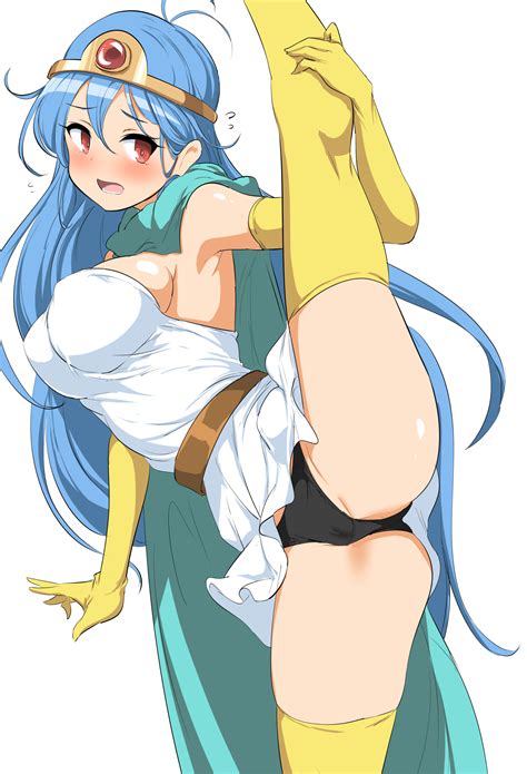 Rule 34 Black Panties Blush Cute Dragon Quest Dragon Quest Iii Elbow
