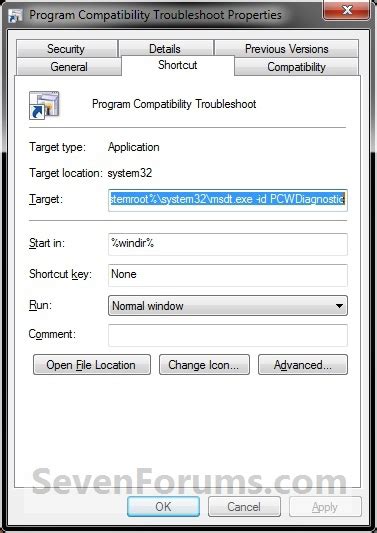 Program Compatibility Troubleshoot Shortcut Create Tutorials