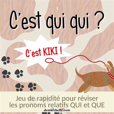 Jeu Cest Qui Qui A2 B1 Démarche Fle