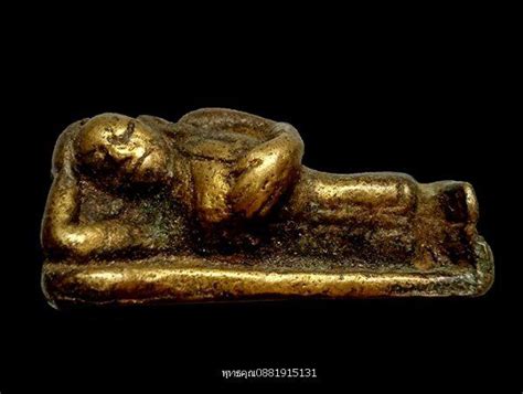 พระสังกัจจายน์พิมพ์นอน หลวงพ่อเงิน กรุวัดขวาง พิจิตร Ennxo