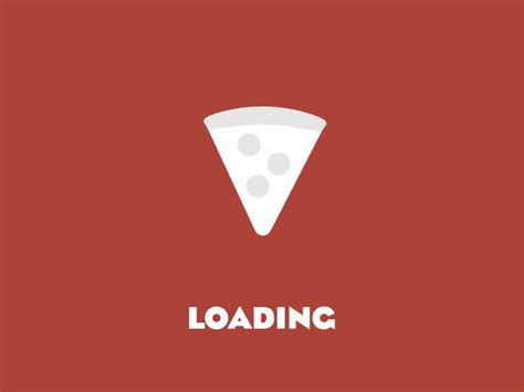 pizza preloader by andrew hainen on dribbble