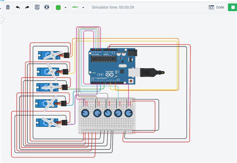 Github Wafaa Almadhouncontrol 5 Servo Motors Using Arduino Uno R3 1 Servo Motor Rotate 90