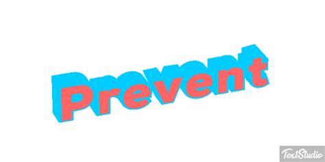 Prevent Word Animated  Logo Designs