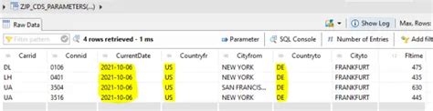 Exploring Abap On Hana 3 Cds View With Parameters Discovering Abap