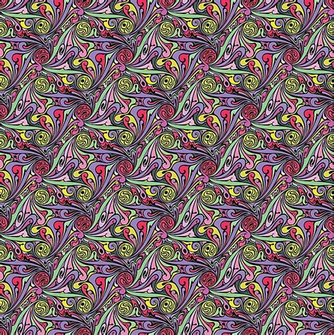 Vector Abstract Seamless Pattern Design Template Colored Illustration Elegance Vector Colored