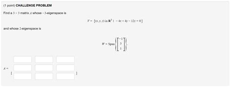 solved 1 point suppose 1 2 c 1 ] 25 2 d [ 0 ] if a