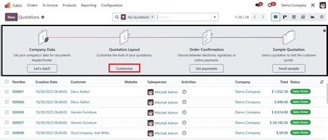How To Configure Quotation Layout In Odoo 17