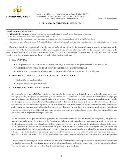 Guía 3 Probabilidad Y Propiedades Pdf Probabilidad Science