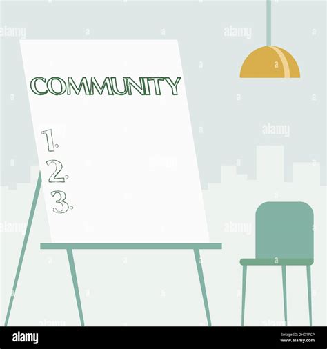 Hand Writing Sign Community Business Showcase Specific Population With A Common Characteristics