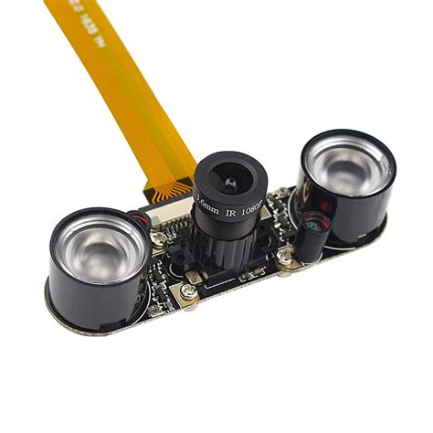 Raspberry Pi Zero Camera Module MP Focal Adjustable Night Vision Camera With IR Lights Cm FFC