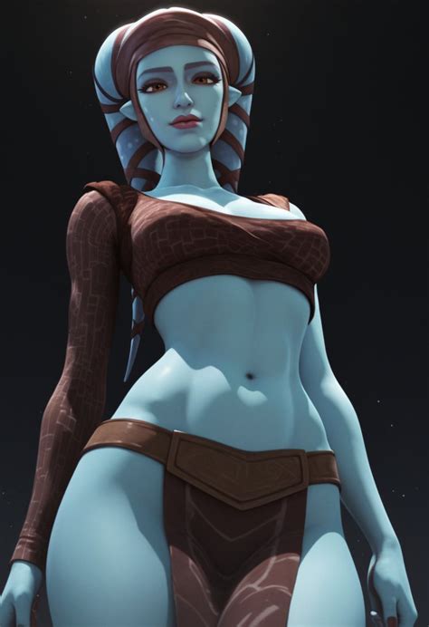 Rule 34 Aayla Secura Abs Absurd Res Ai Generated Black Background