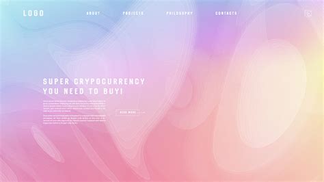 방문 페이지 추상 디자인 웹 사이트 또는 앱용 템플릿입니다 다채로운 추상적 인 최소한의 파도 개념에 대한 스톡 벡터 아트 및 기타 이미지 Istock