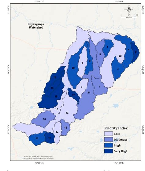 Figure 2 From Prioritization Of Erosion Prone Micro Watersheds Using Morphometric Analysis
