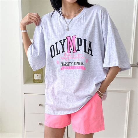 형광네온야광 바캉스휴가룩 루즈핏박스티셔츠 숏팬츠반바지세트