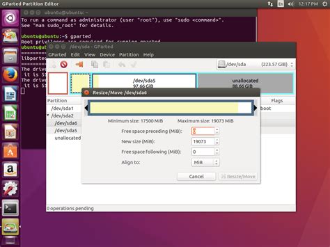 Partitioning Root Partition Is Full No Unallocated Space Home Partition Almost Empty Resize