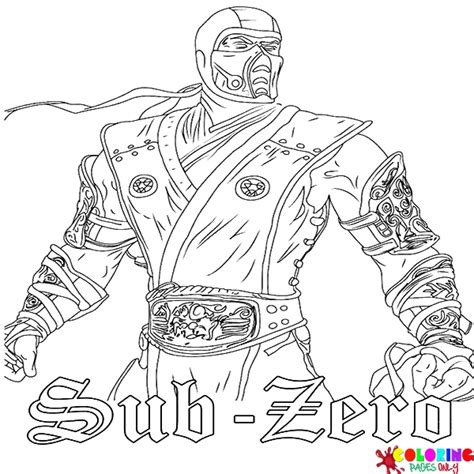 70 Mortal Kombat Coloring Pages Free Printable Pdf And Online Coloring